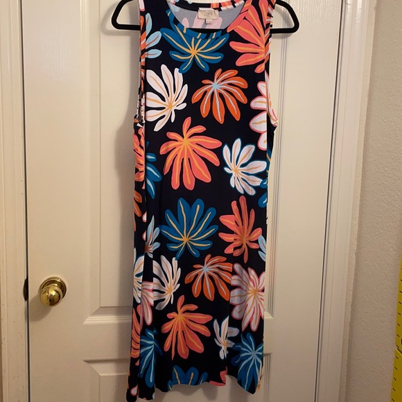 LOFT | Dresses | Bright Floral Shift Dress | Poshmark